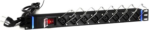 19 inch 8 way C13 power strip SDC BV