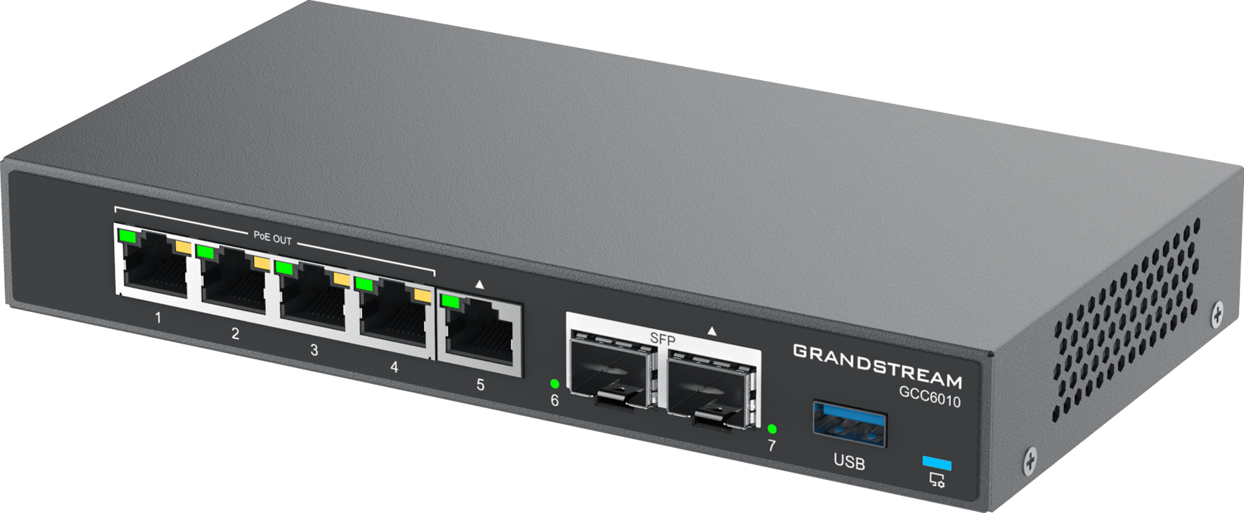 Grandstream GCC6010 Next-gen Firewall, incl. 1 jaar updates SDC BV